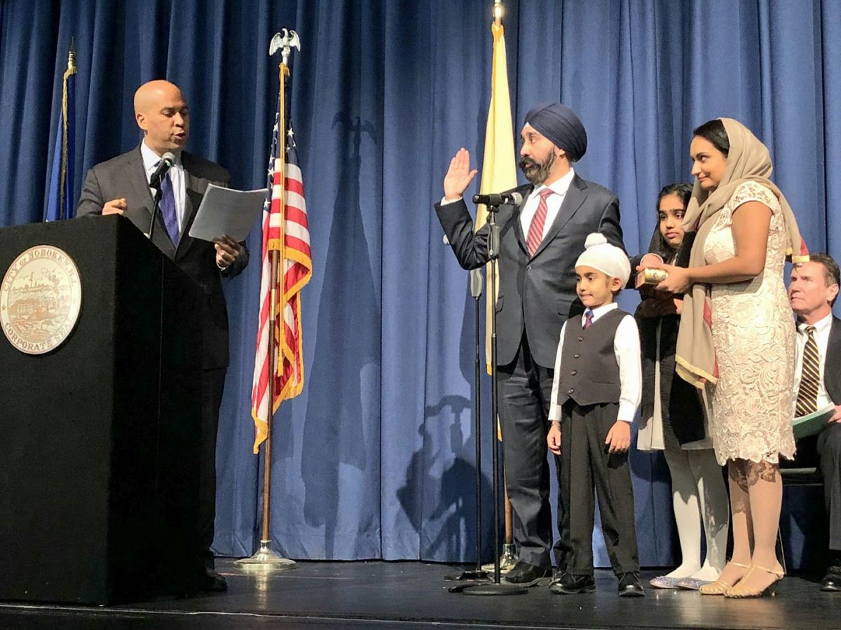 Ravi Bhalla sworn in as first Sikh Mayor in New Jersey – Indian ...